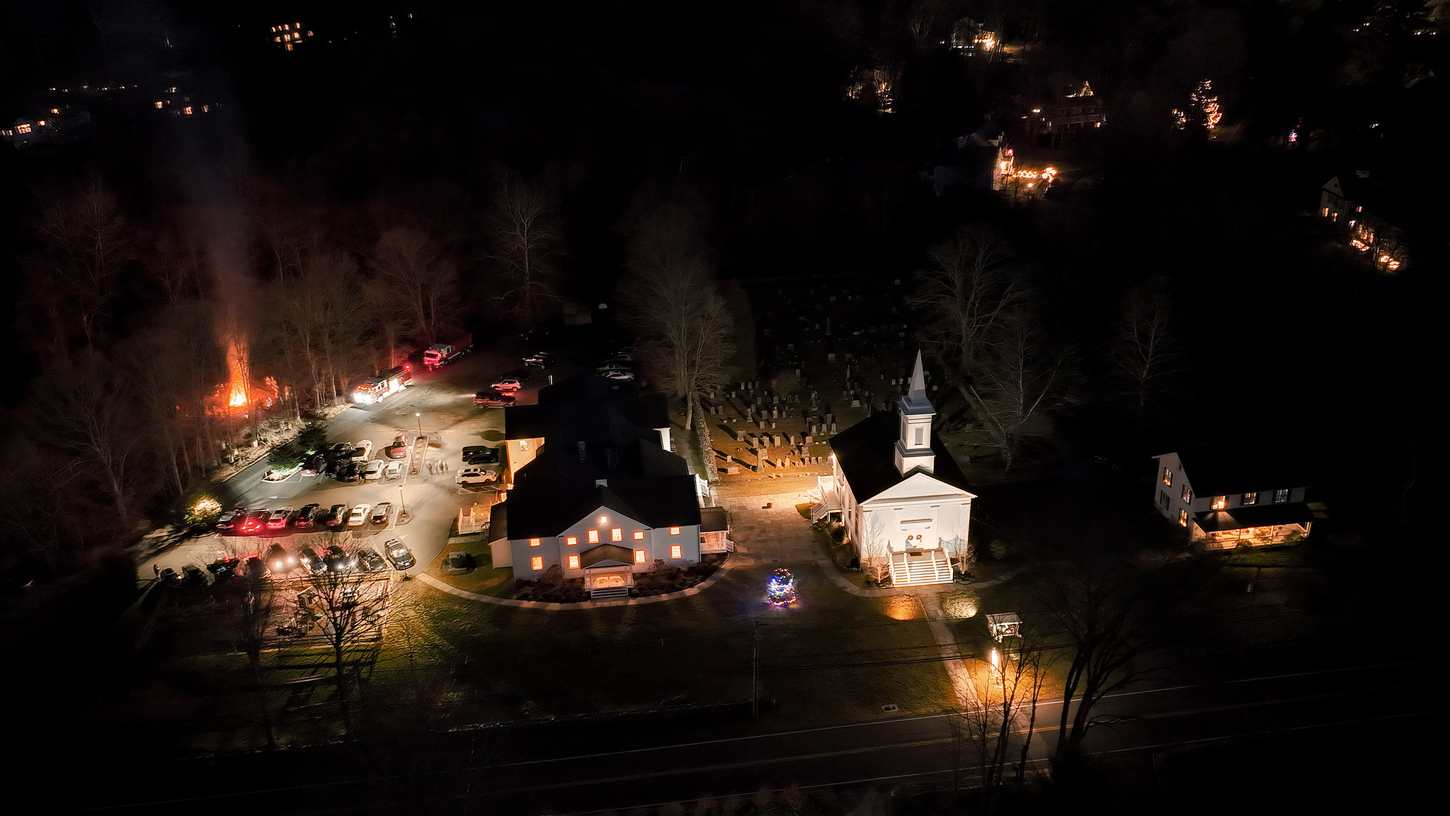 A Good Night for a Bonfire at Emmanuel