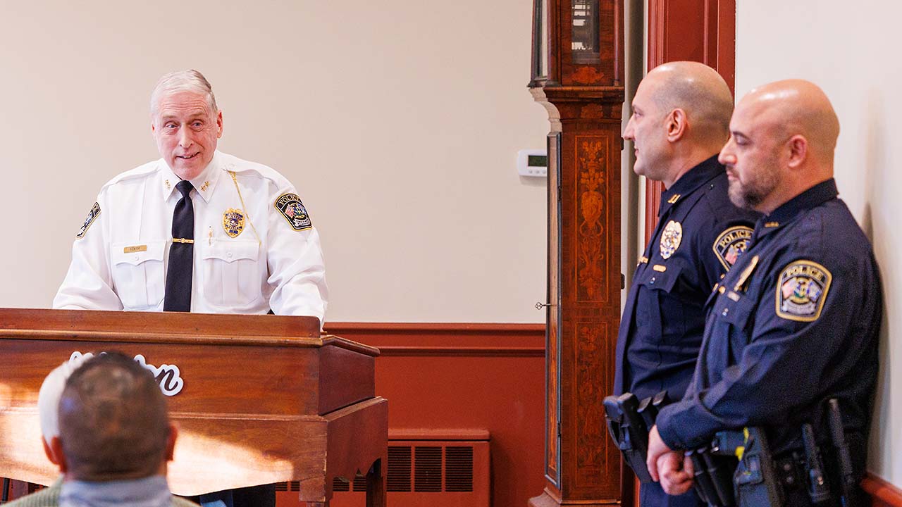 Police Captain, Detective Sworn In